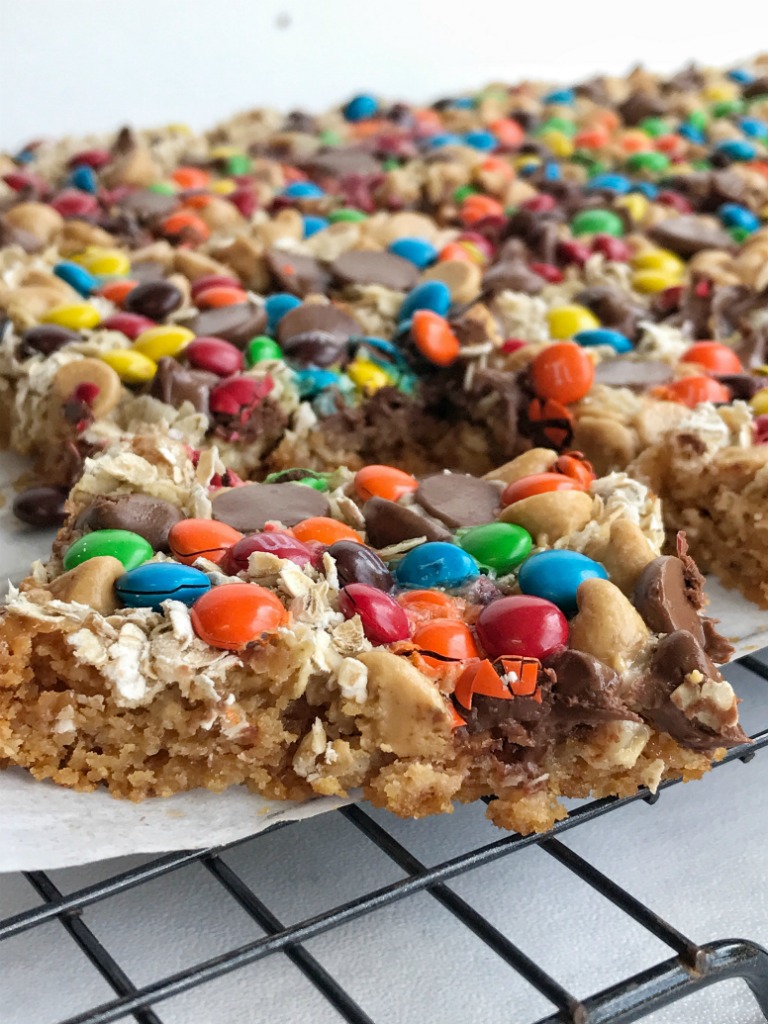 Monster Cookie Magic Bars - Together as Family