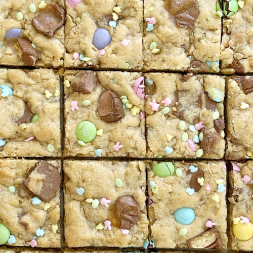 Easter Surprise Confetti Cookie Bars - Together as Family