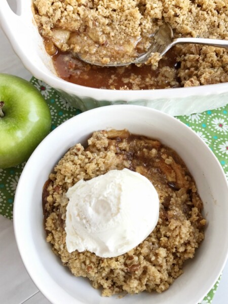 Oatmeal Cookie Apple Crumble - Together as Family