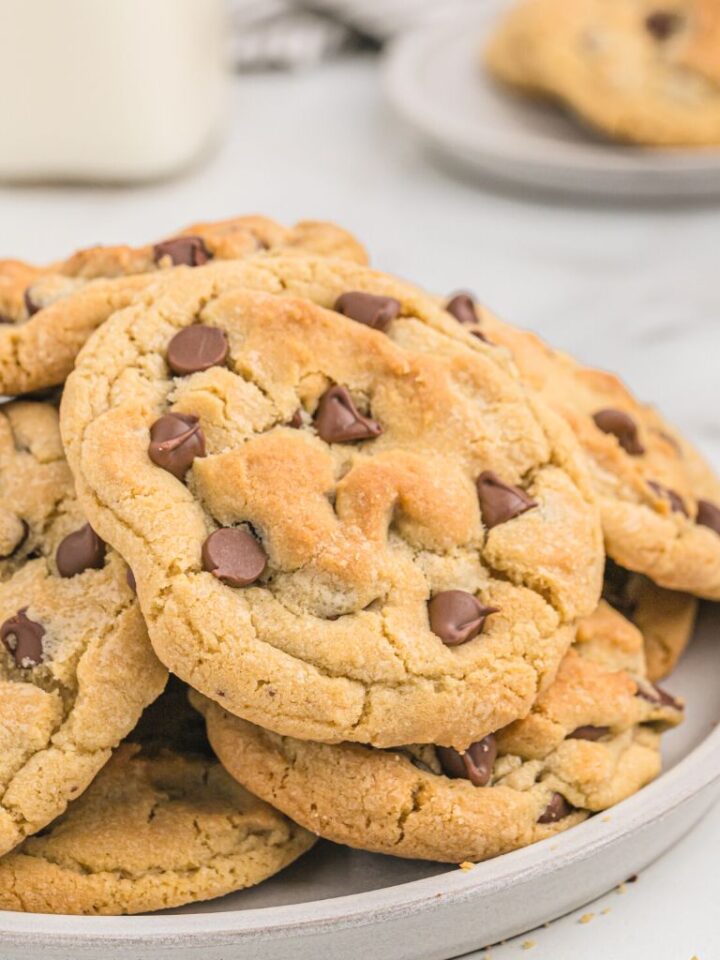 Perfect Chocolate Chip Cookies (Thick & Chewy) - Together as Family