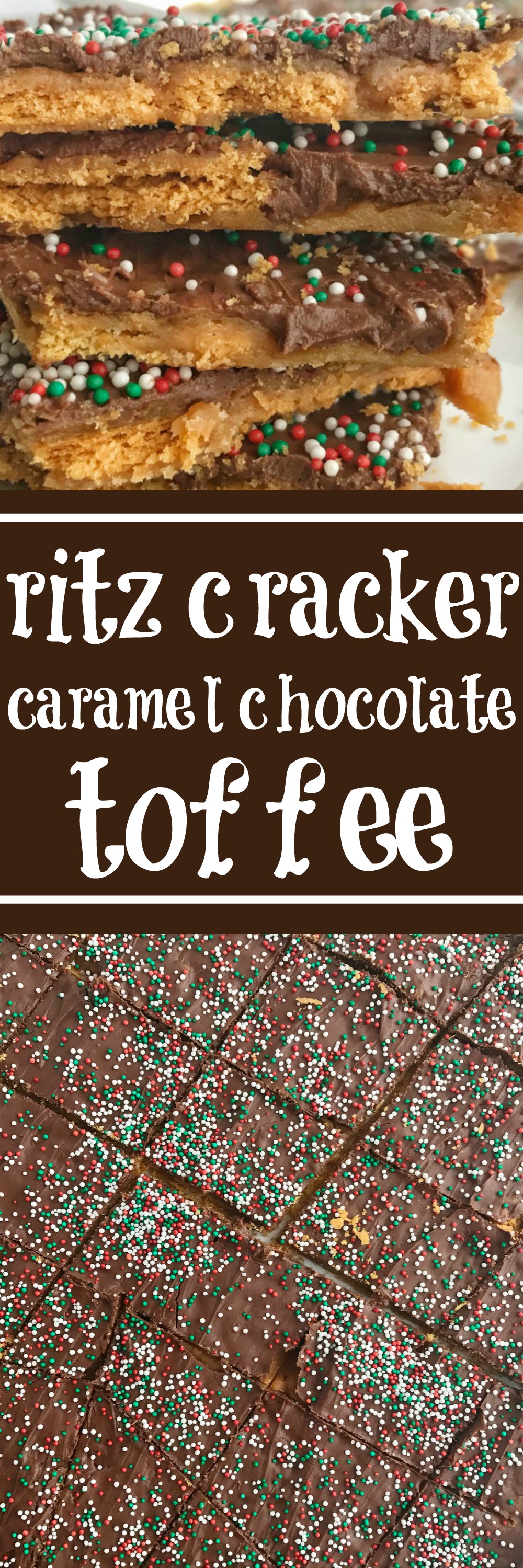 Ritz Cracker Toffee - Together as Family
