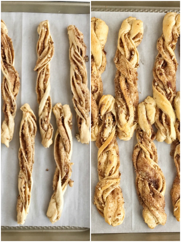 {20 minute) Maple Pecan Crescent Cinnamon Twists - Together as Family