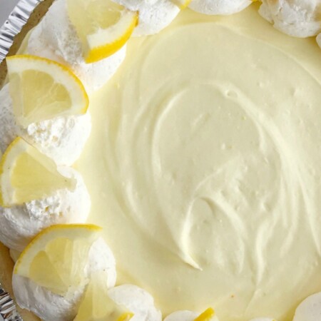 No Bake Lemon Cheesecake Pie - Together as Family