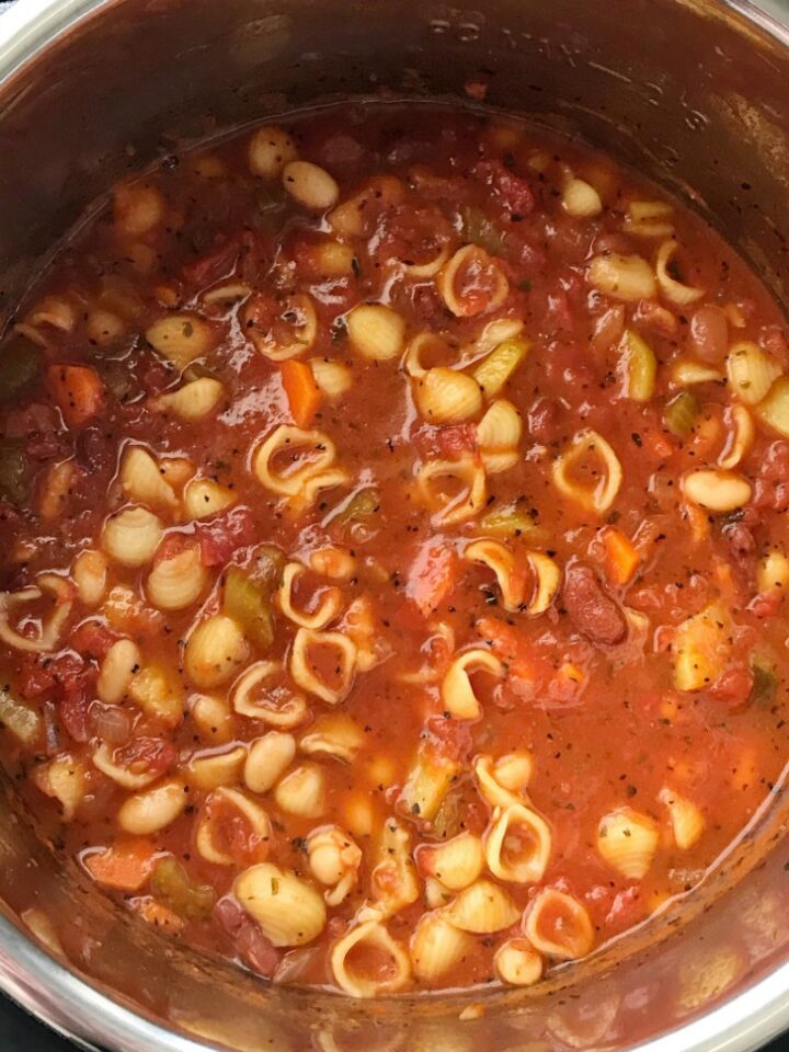 Instant Pot Minestrone Soup - Together as Family