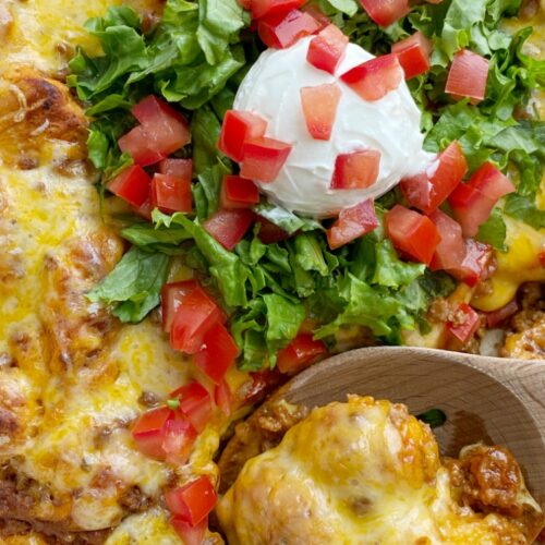 Taco Biscuit Bake - Together as Family