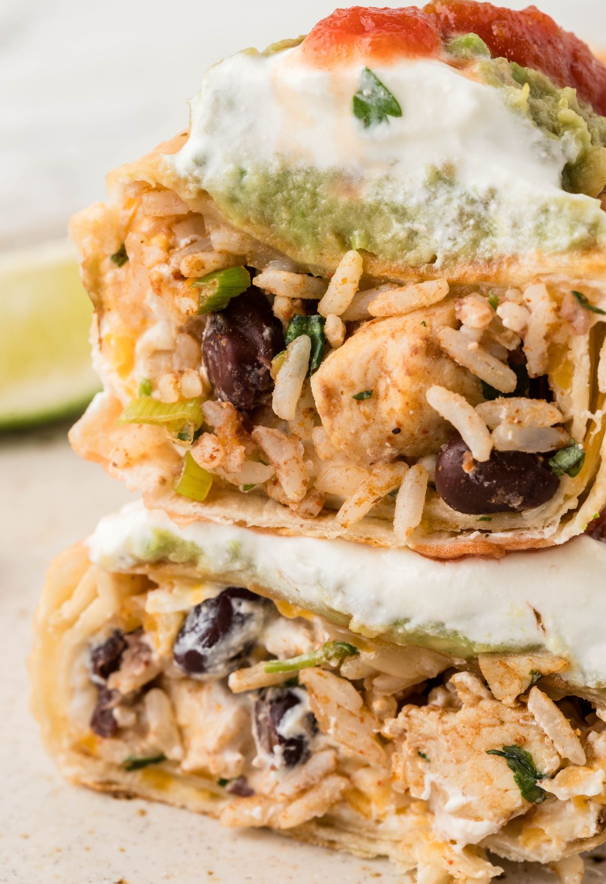 Chicken Skillet Burritos - Together as Family