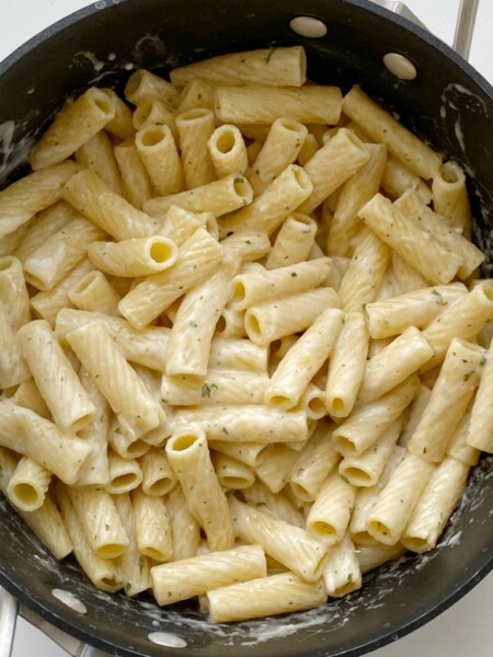Easy Garlic Parmesan Pasta - Together as Family