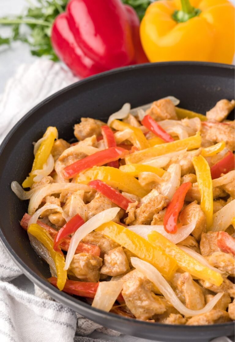 Skillet Ranch Chicken Fajitas - Together as Family