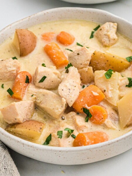 Crock Pot Creamy Chicken Stew - Together as Family