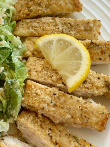 Lemon Parmesan Chicken - Together as Family