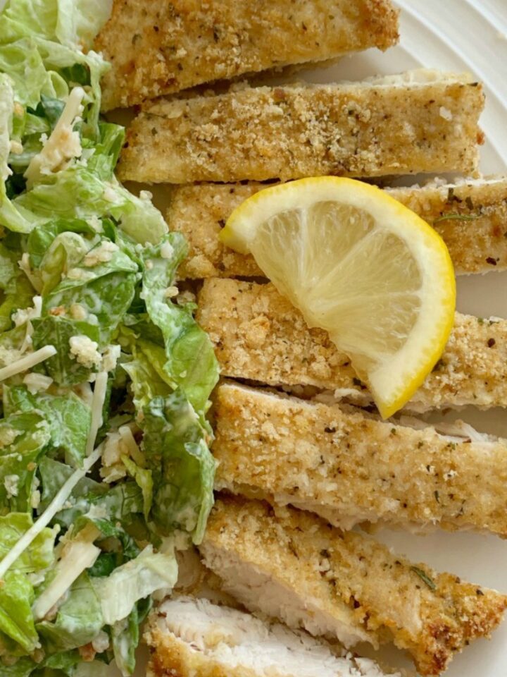 Lemon Parmesan Chicken - Together as Family