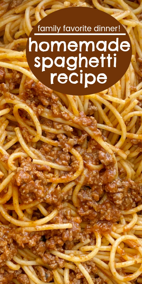 Homemade Spaghetti Recipe - Together as Family