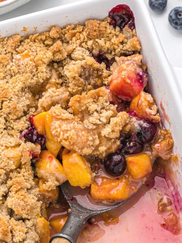 Peach Blueberry Crisp - Together as Family