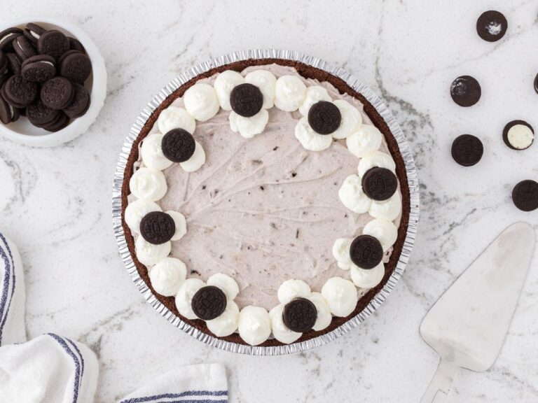 No Bake Oreo Pudding Pie - Together as Family