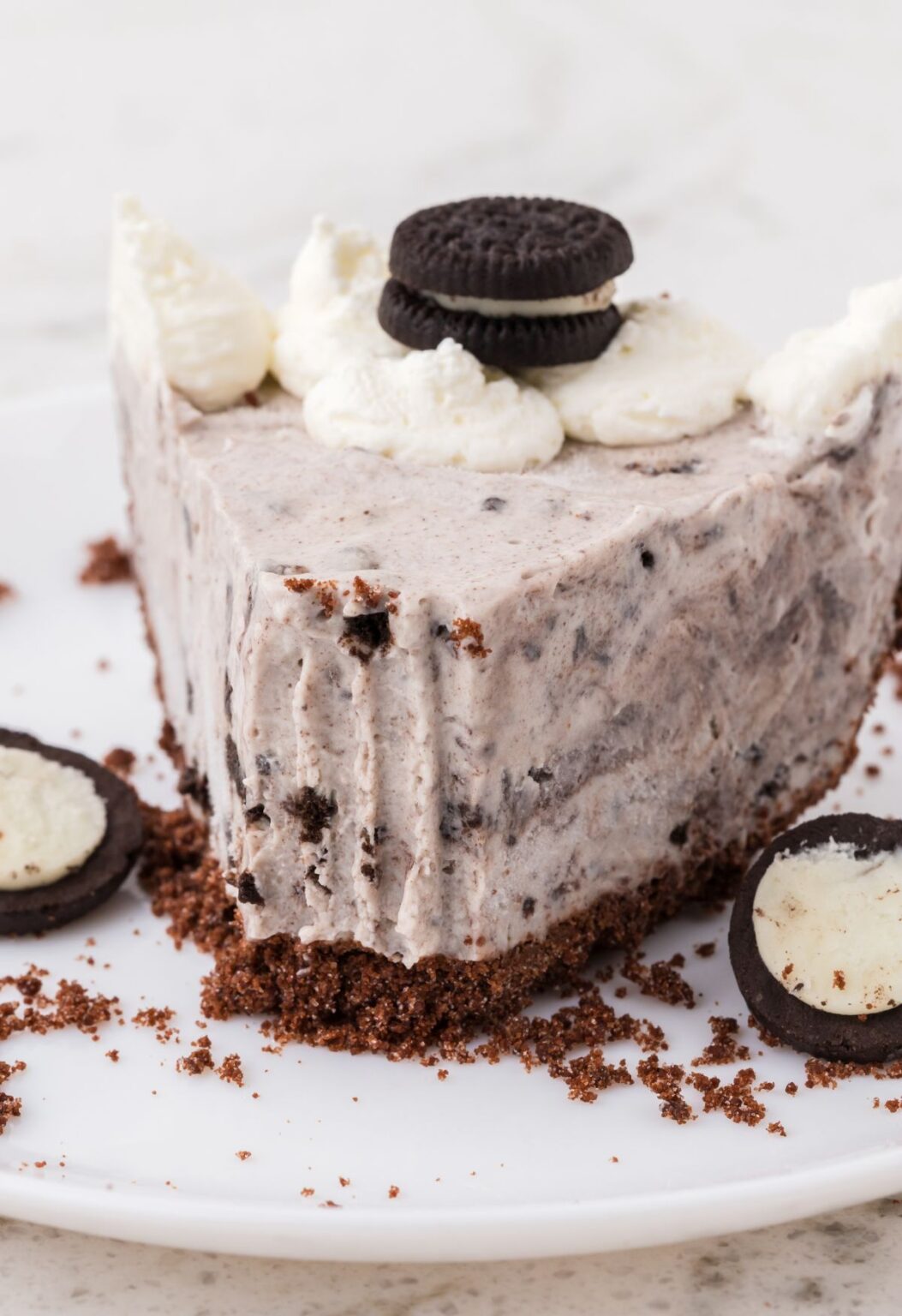 No Bake Oreo Pudding Pie - Together as Family
