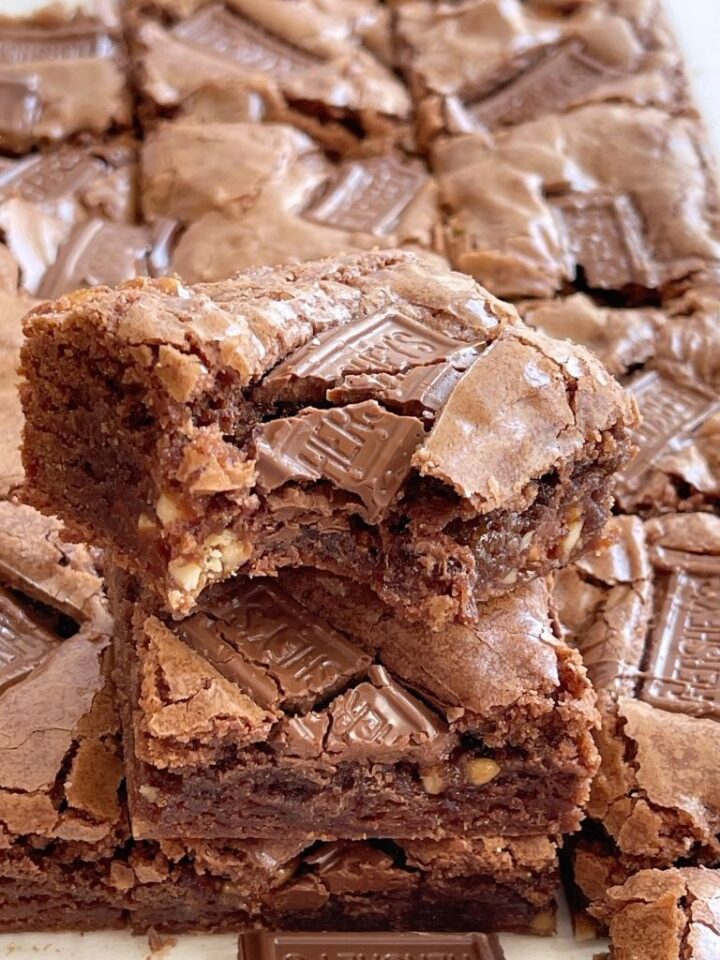 Candy Bar Brownies - Together as Family
