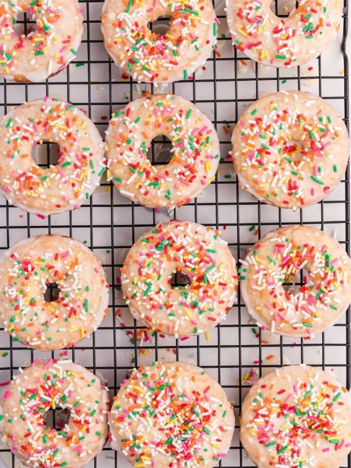 Easy Funfetti Donuts (With a Cake Mix!) - Together as Family