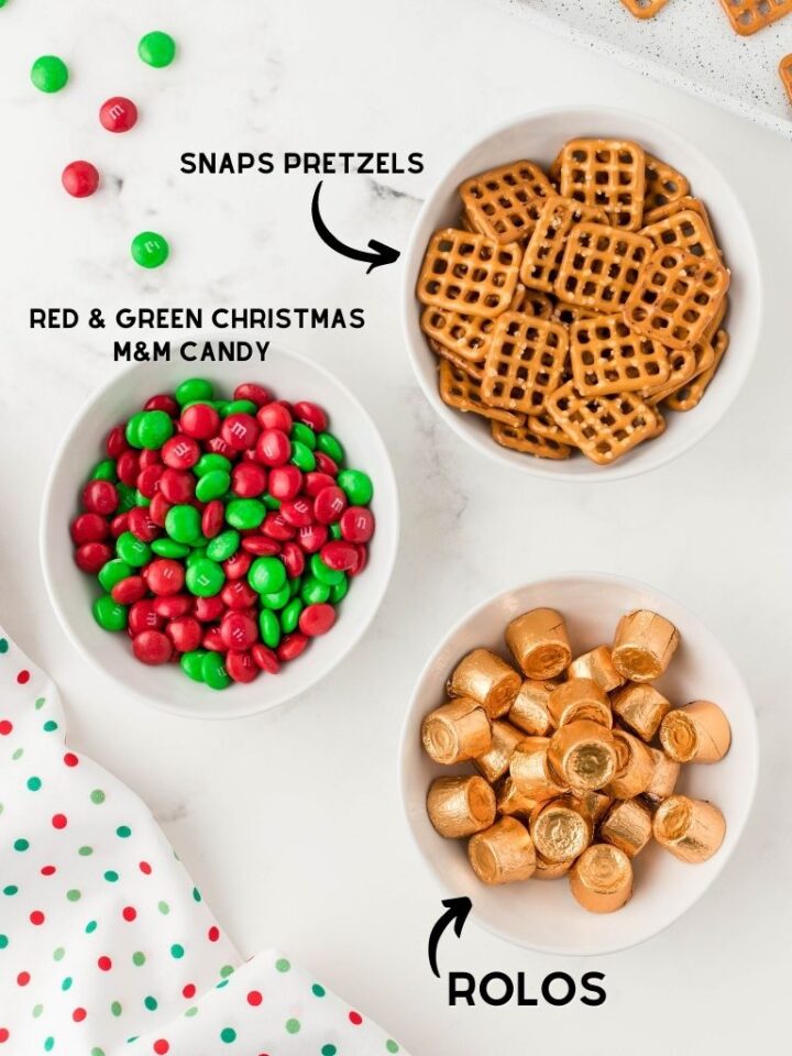 Christmas Rolo Pretzels - Together as Family