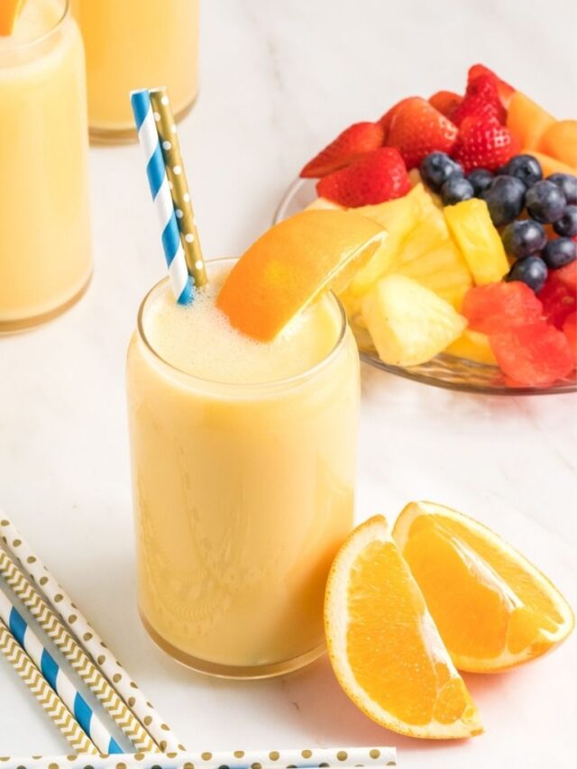 Orange Peach Smoothie - Together as Family