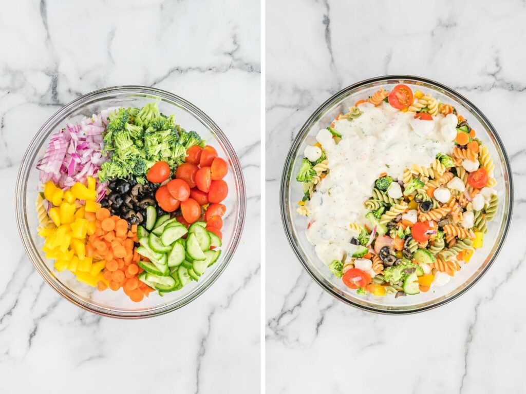 Tri Color Pasta Salad - Together as Family