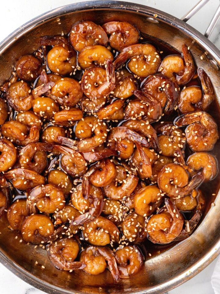 Honey Garlic Shrimp - Together as Family