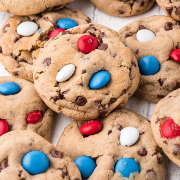 Red, White & Blue Cookies (July 4th Cookies) - Together as Family