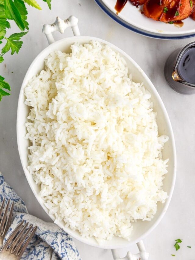 Instant Pot White Rice - Together as Family