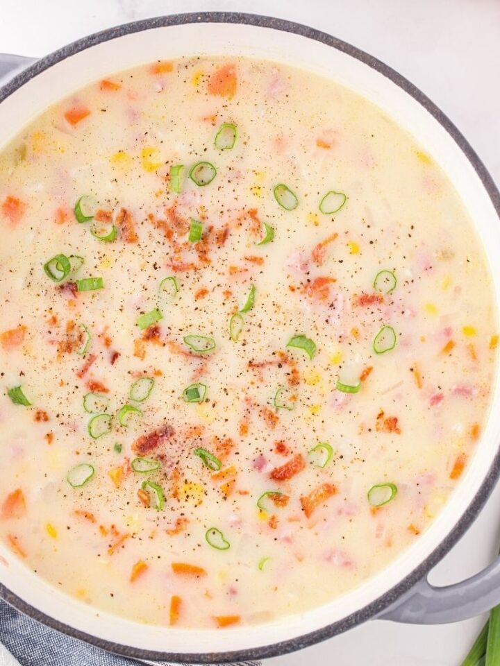 Ham and Corn Chowder - Together as Family