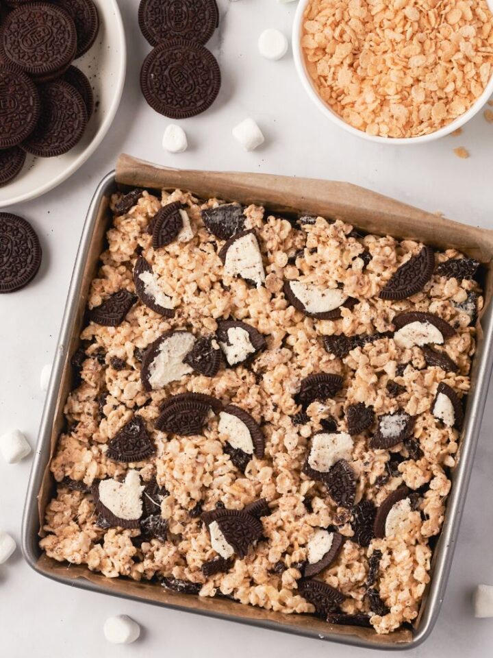 Oreo Rice Krispie Treats - Together as Family