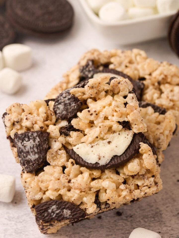 Oreo Rice Krispie Treats - Together as Family