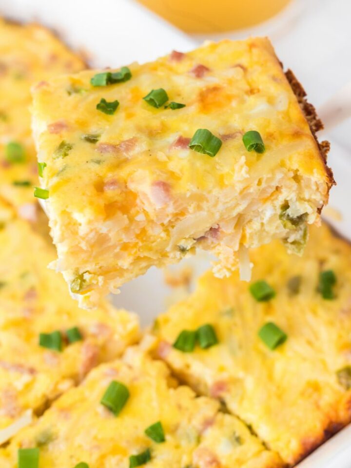 Ham and Hashbrown Breakfast Casserole - Together as Family