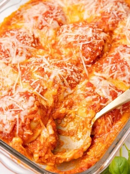 Ravioli Bake (Easy Frozen Ravioli Bake) - Together as Family