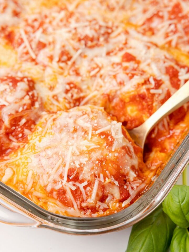 Ravioli Bake (Easy Frozen Ravioli Bake) - Together as Family