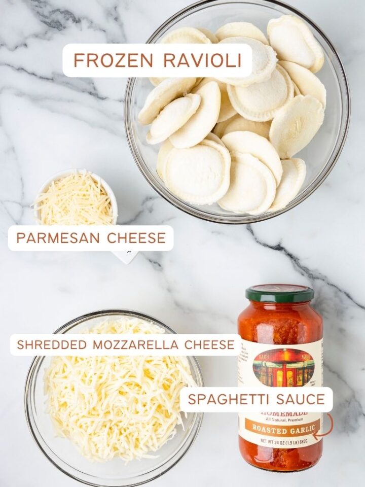 Ravioli Bake (Easy Frozen Ravioli Bake) - Together as Family