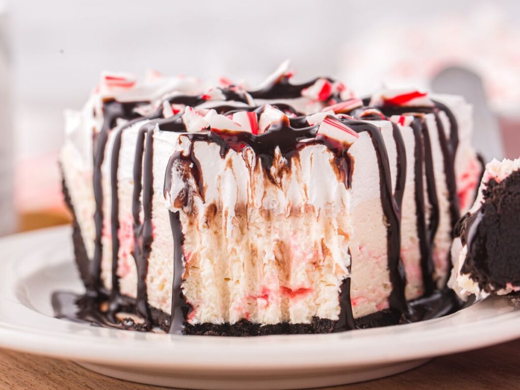 White Chocolate Peppermint Pie - Together as Family