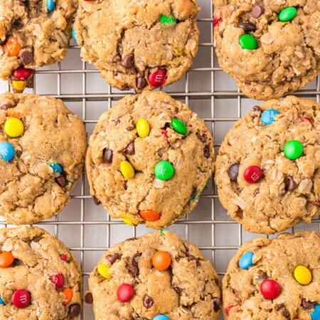 Thick & Chewy Bakery Style Monster Cookies - Together as Family