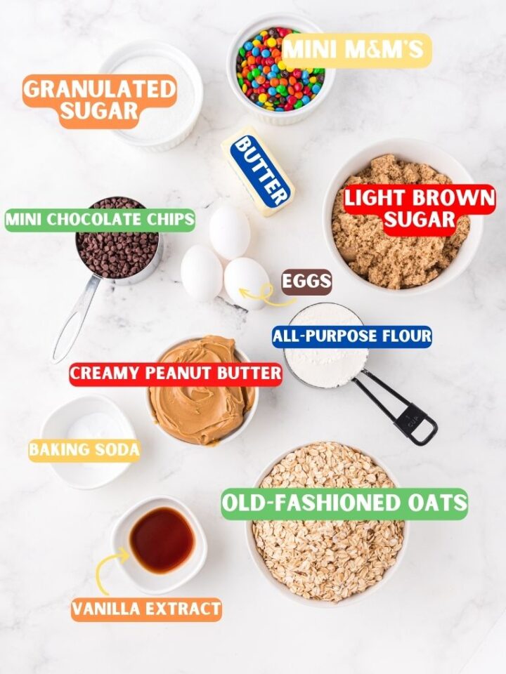 Thick & Chewy Bakery Style Monster Cookies - Together as Family