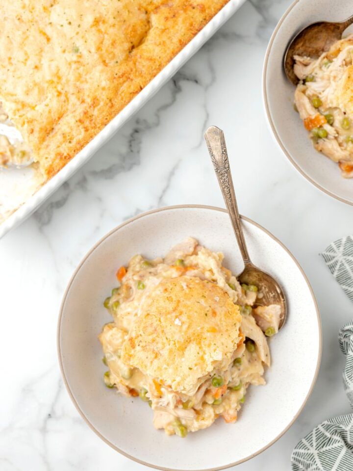 Easy Chicken Cobbler - Together as Family