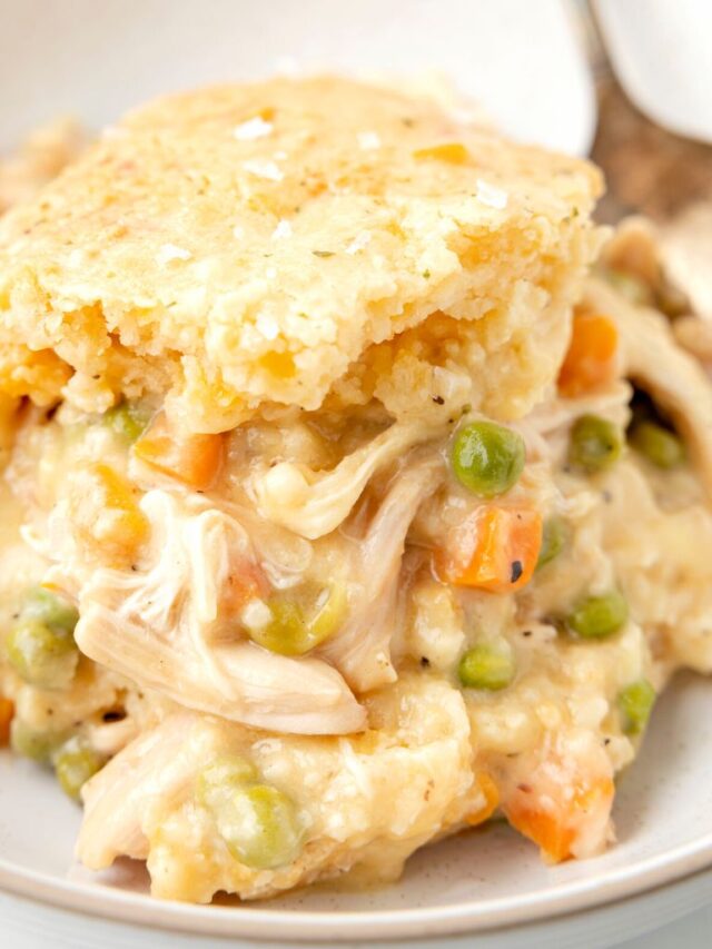 Easy Chicken Cobbler - Together as Family