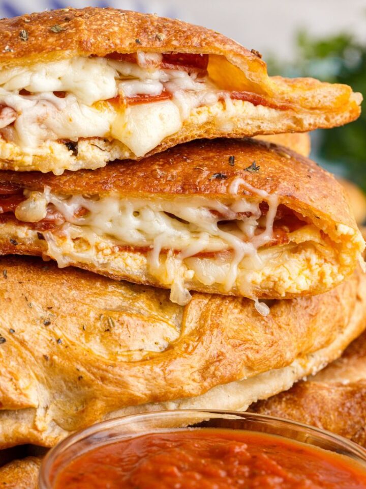 Pepperoni Calzones - Together as Family