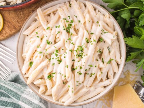 White Sauce Penne Pasta - Together as Family
