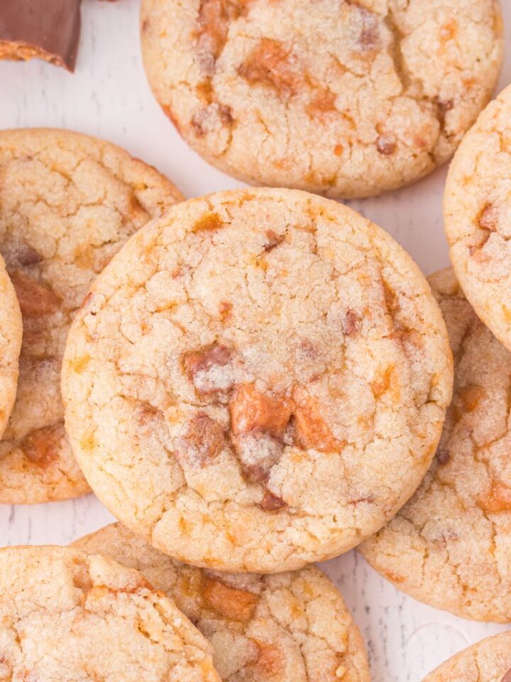 Butterfinger Cookies (Sugar Cookie Mix) - Together as Family
