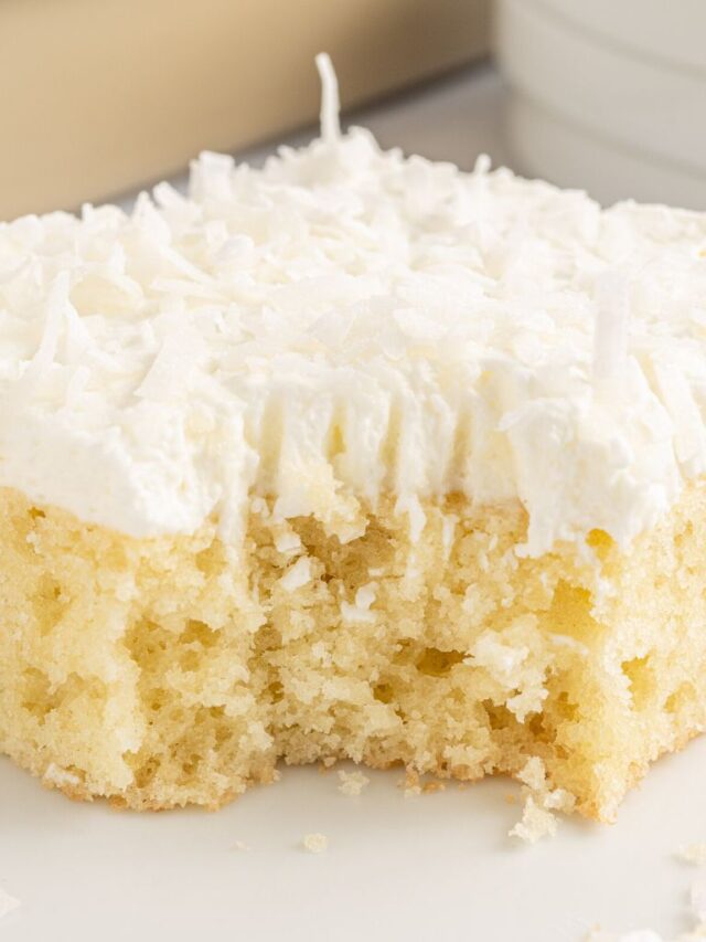 Coconut Cream Cake - Together as Family