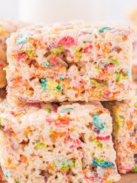 Rainbow Rice Krispie Treats - Together as Family