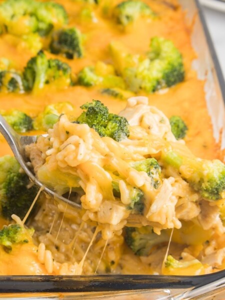 Chicken Broccoli Rice Casserole - Together as Family