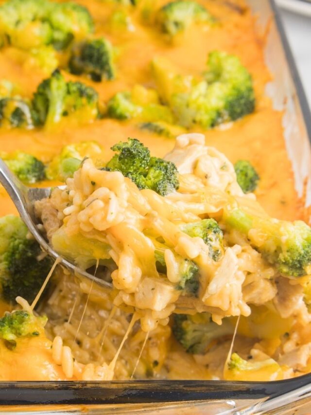 Chicken Broccoli Rice Casserole - Together as Family