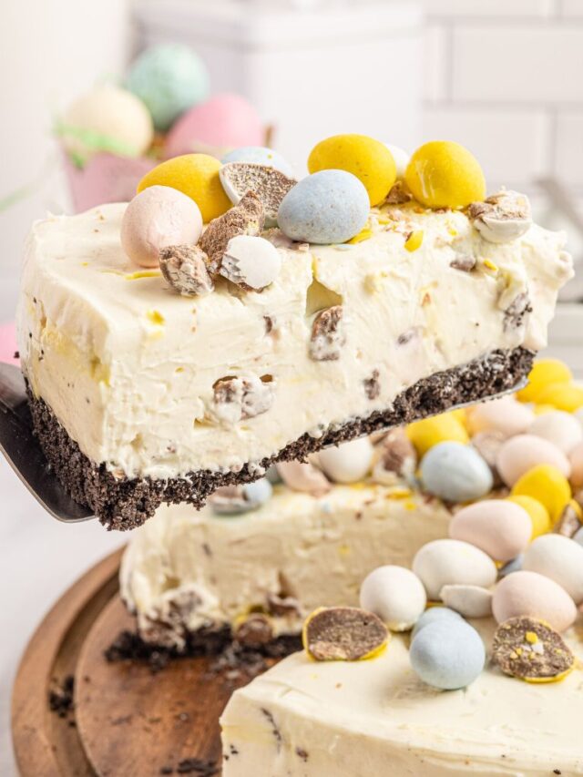 Easter Egg Cheesecake (No Bake Easter Cheesecake) - Together as Family