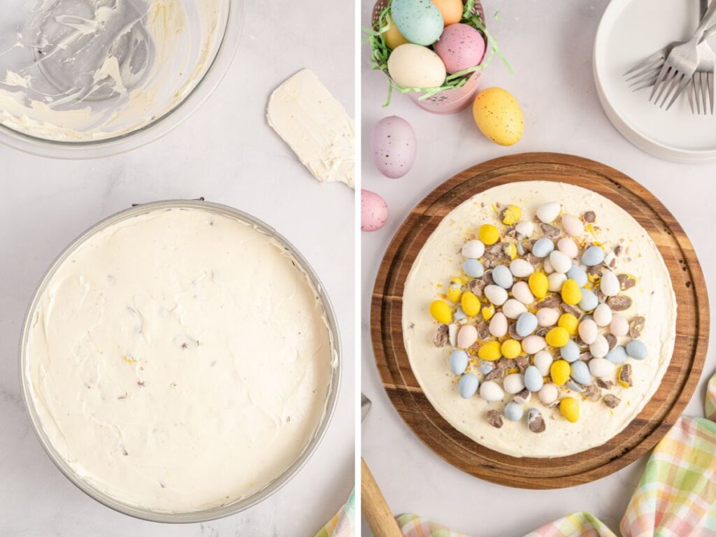 Easter Egg Cheesecake (No Bake Easter Cheesecake) - Together as Family