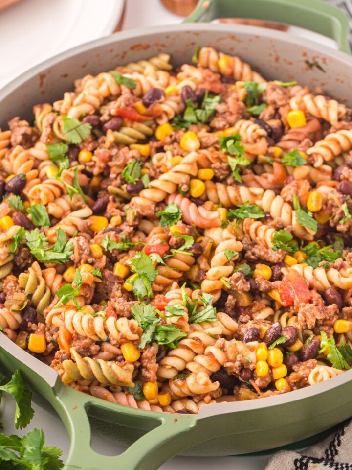 Mexican Pasta Skillet - Together as Family