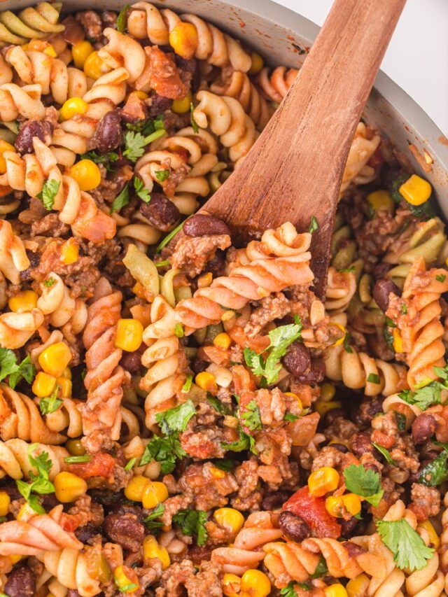 Mexican Pasta Skillet - Together as Family